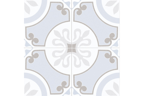 Напольная плитка Dual Gres Hydraulics Glaston Light Blue 45x45 купить по цене 2 573 рублей в ...